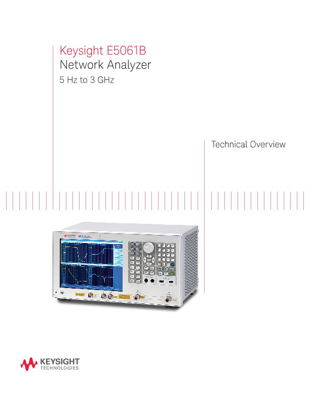 E5061B Network Analyzer Technical Overview PDF Asset Page | Keysight